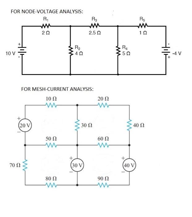 Solved solve the circuits given in the photo with the help | Chegg.com