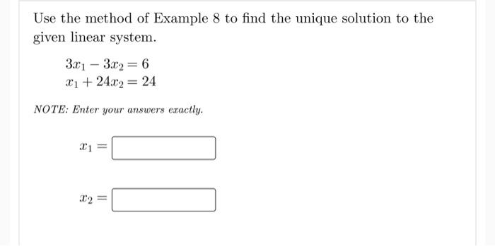 Solved Solve The System By Inverting The Coefficient Matrix