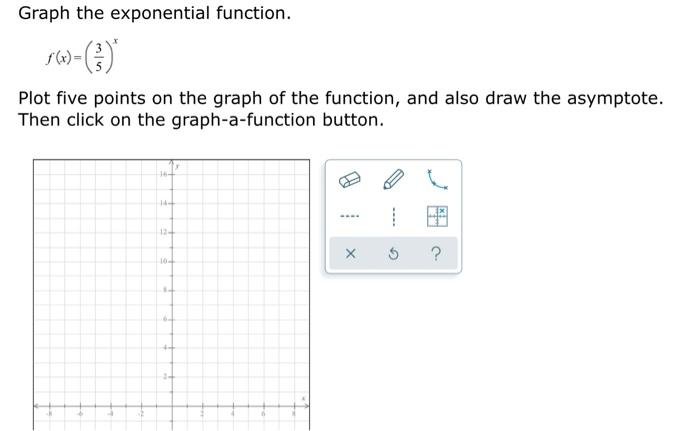 Solved Graph the exponential function. 86-C) Plot five | Chegg.com