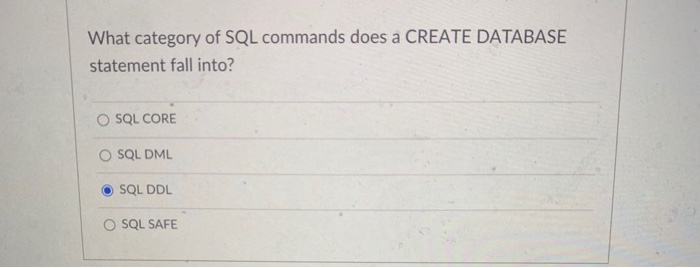 Solved Which SQL aggregate function may be used to quickly | Chegg.com