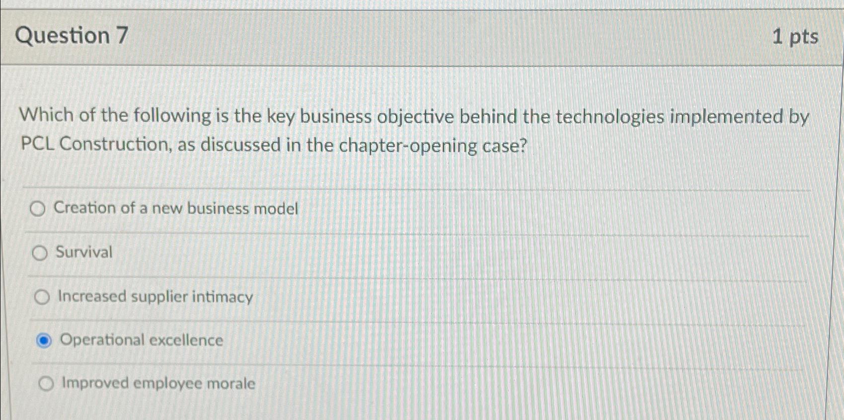 Solved Question 71 ﻿ptsWhich of the following is the key | Chegg.com