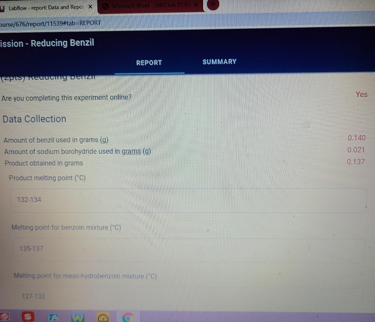 Labflow - report Data and Repox Microsoft Word - 3601 | Chegg.com
