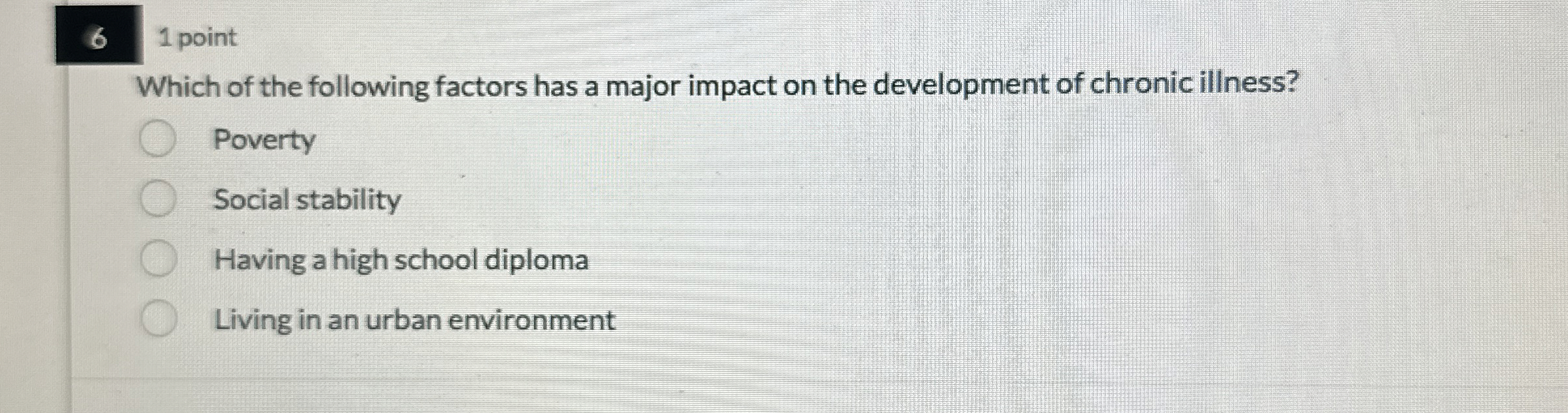 Solved 61 ﻿pointWhich of the following factors has a major | Chegg.com