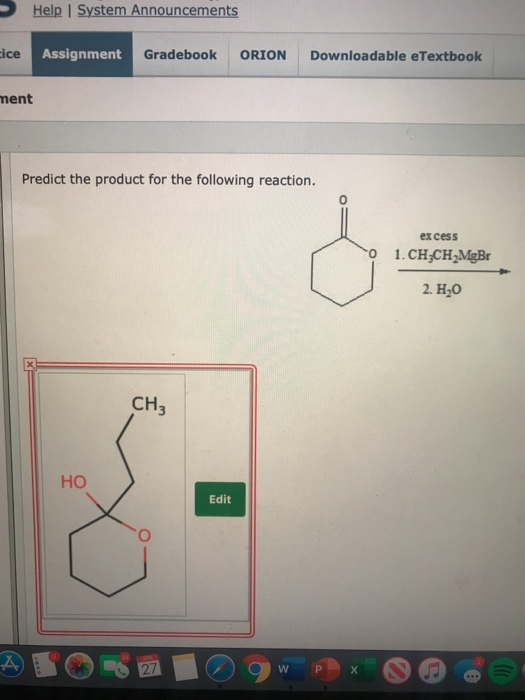 Solved Help System Announcements cice Assignment Gradebook | Chegg.com
