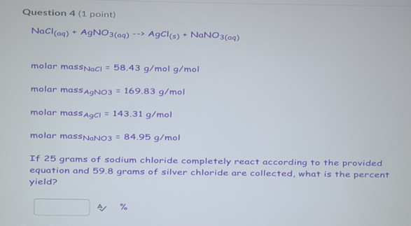 Solved 2Al(s) + 6HCl(aq) 2 AlCl3(s) + 3H2(9) molar massal = | Chegg.com