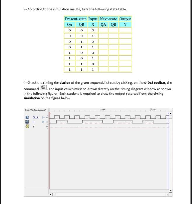 Solved LAB 5b: Sequential Circuit Analysis Objectives To | Chegg.com