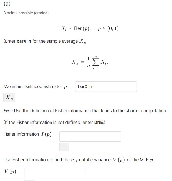 Solved (a)3 ﻿points possible | Chegg.com