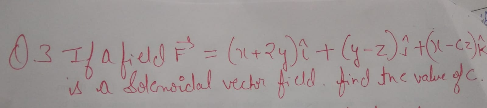 Solved 0.3 ﻿If a field | Chegg.com