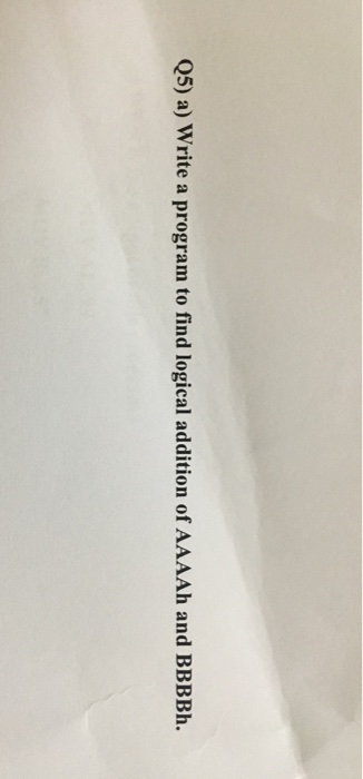 d) Write a program to divide any two 8 bit numbers. S | Chegg.com