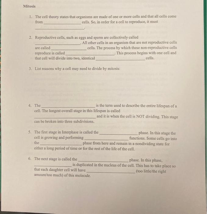 Biology study guide | Chegg.com