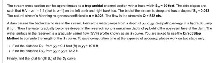 Solved Direct Step Method Please observe the profile below | Chegg.com