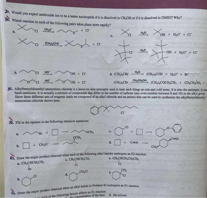 Solved Teruary alkyl halides, allylic halides, and benzylic | Chegg.com