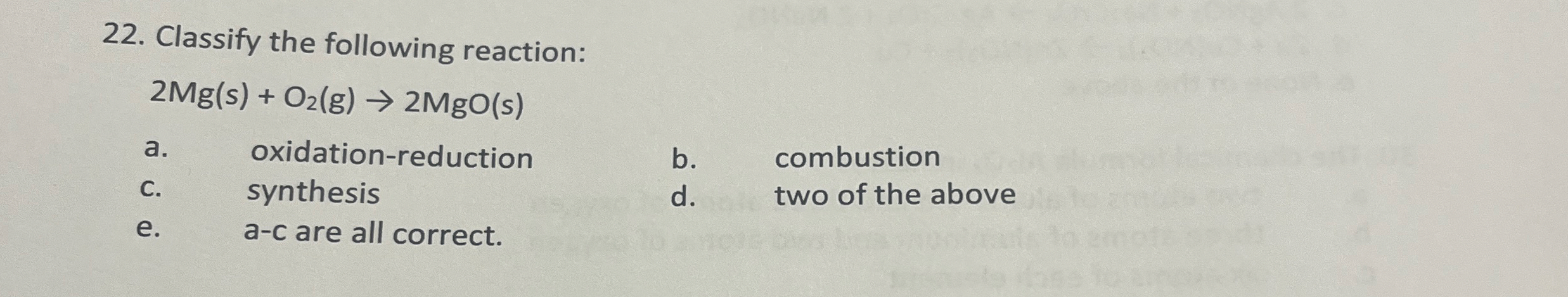 Solved Classify the following | Chegg.com