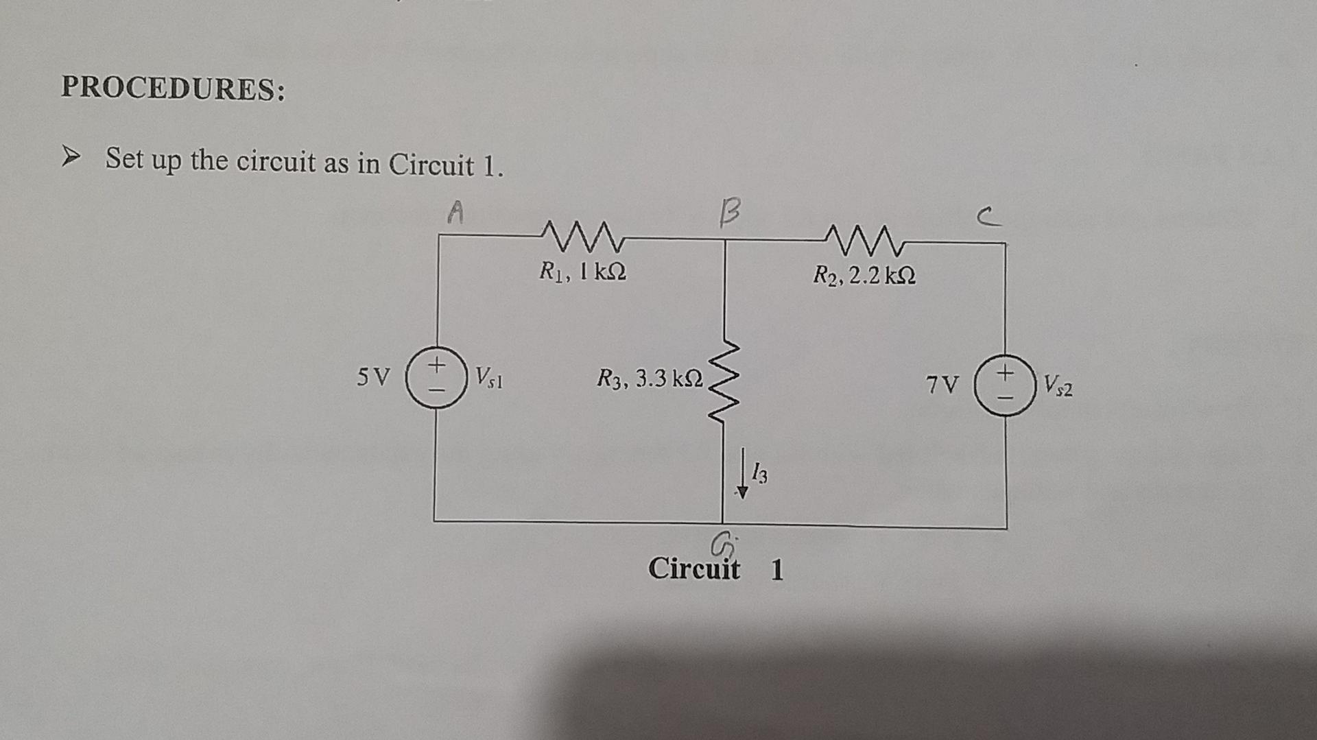 Solved 1. Find analytically the current, I, using > | Chegg.com