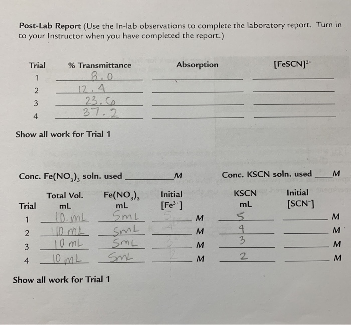 In-Lab Guidelines (This is a guide to the information | Chegg.com