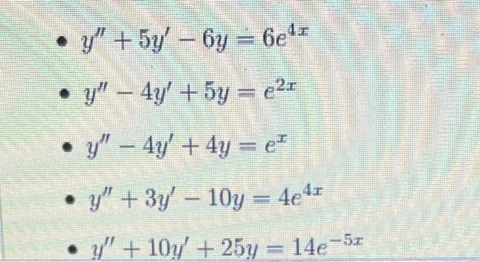 Solved Find the general solution y′′+5y′−6y=22+18x−18x2 | Chegg.com