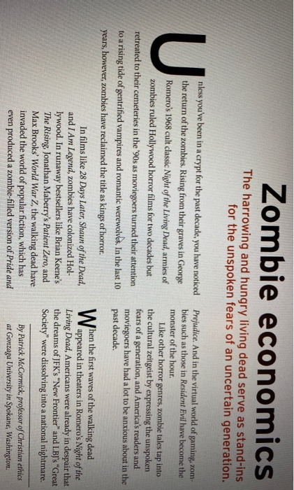 Solved 1. What is the purpose of the article? 2. How is the | Chegg.com