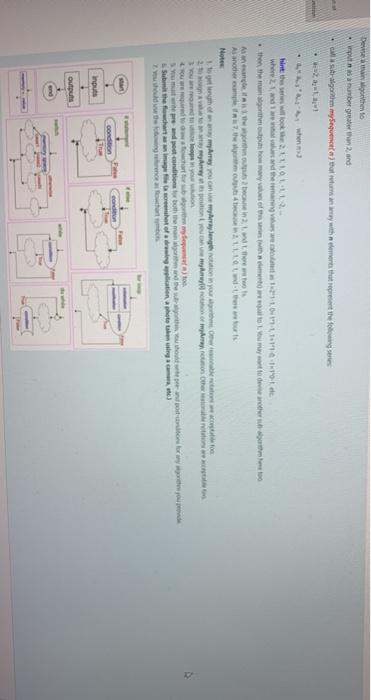 Solved draw flow charts for these two problems using | Chegg.com