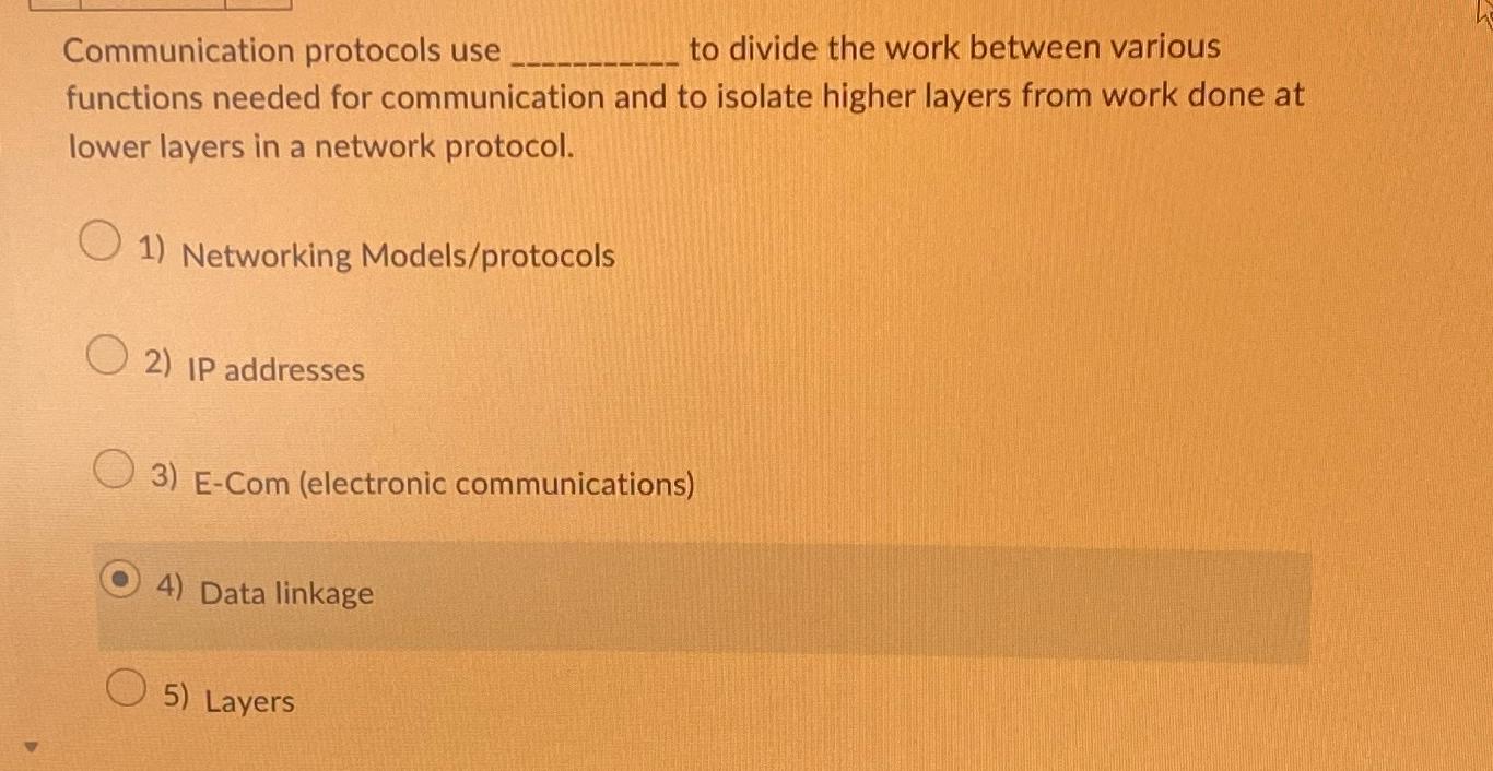 Solved Communication Protocols Use To Divide The Work