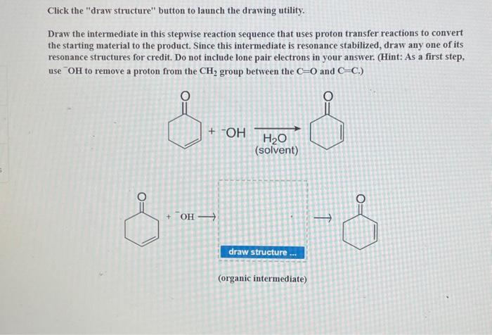 Solved Click the "draw structure" button to launch the | Chegg.com