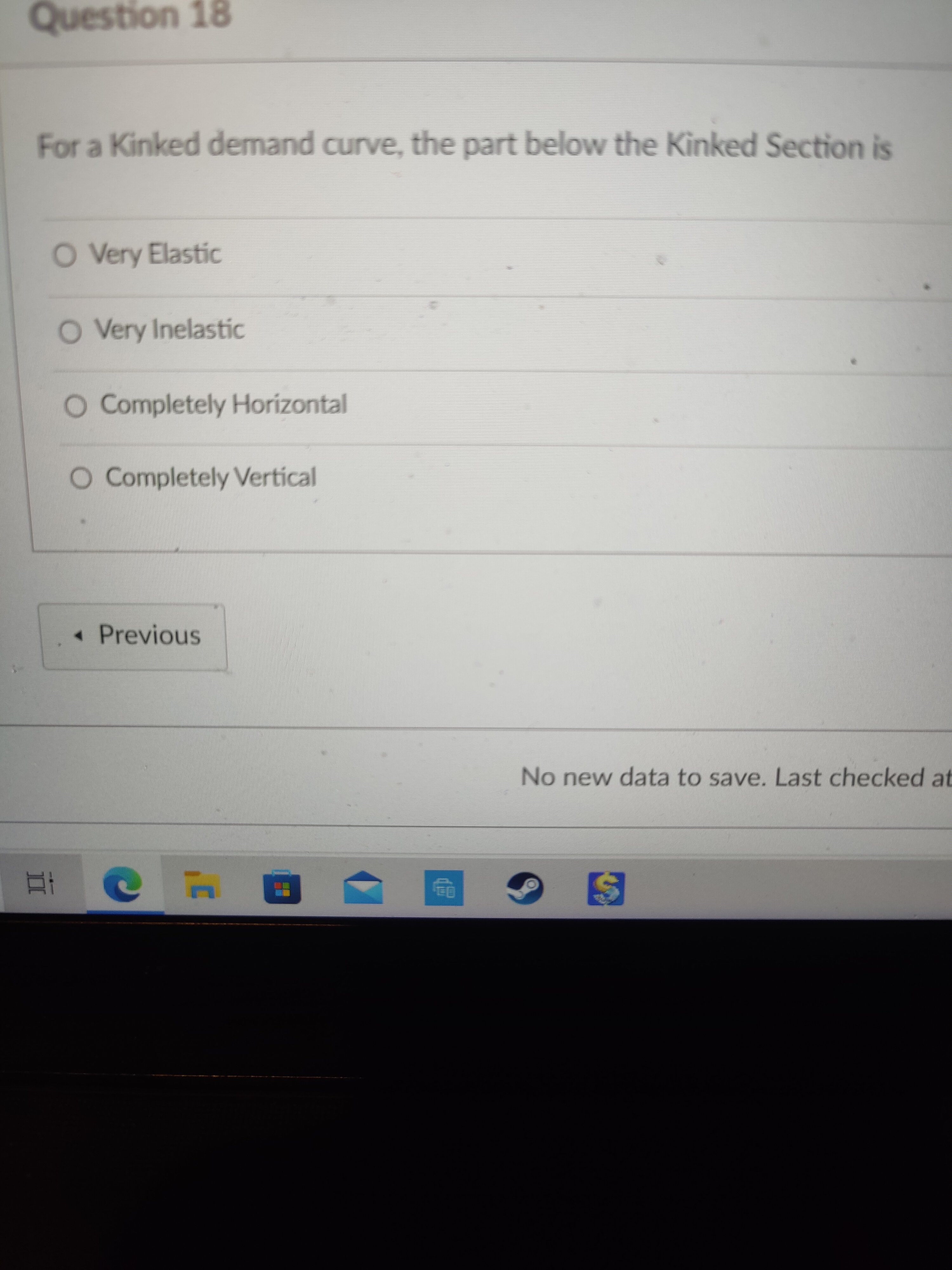 Solved Question 18For a Kinked demand curve, the part below | Chegg.com