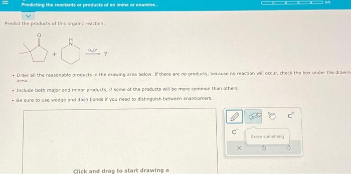 Solved Predict the products of this organic reaction: - Draw | Chegg.com