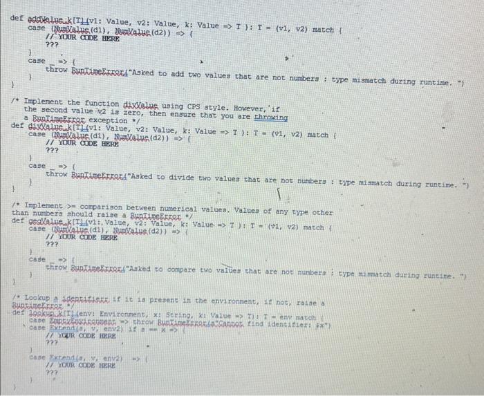 Scala programming and can you answer every single // | Chegg.com