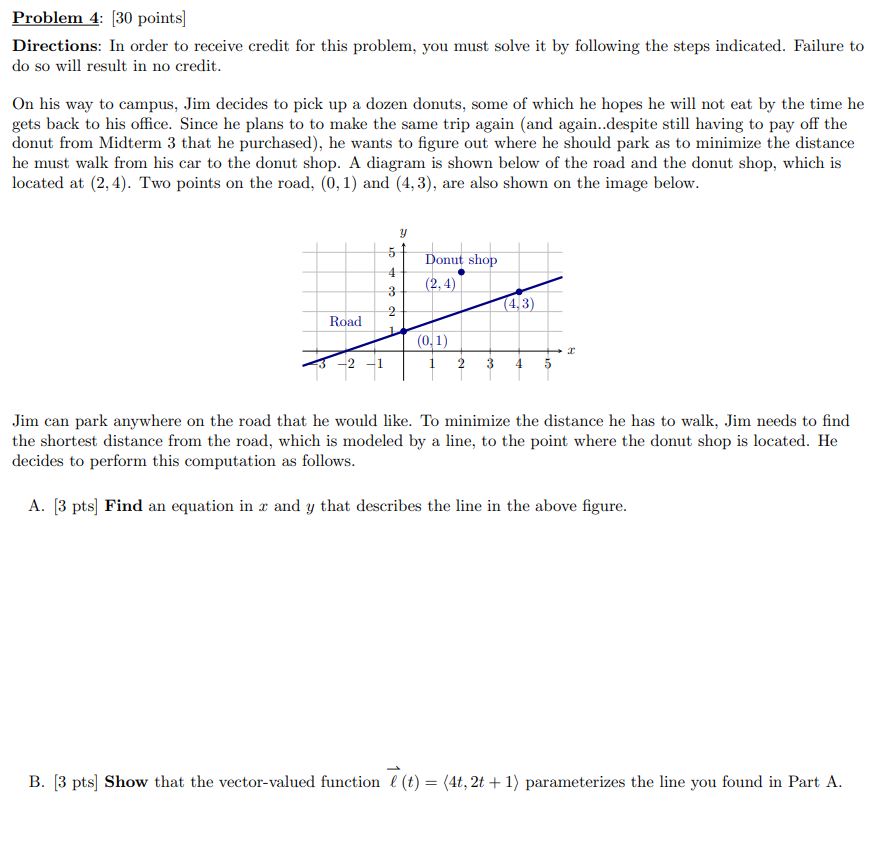 Solved Problem 4: [30 ﻿points] ﻿Directions: In ﻿order to | Chegg.com