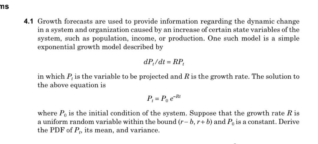 Solved Hydrosystems Engineering Uncertainty | Chegg.com