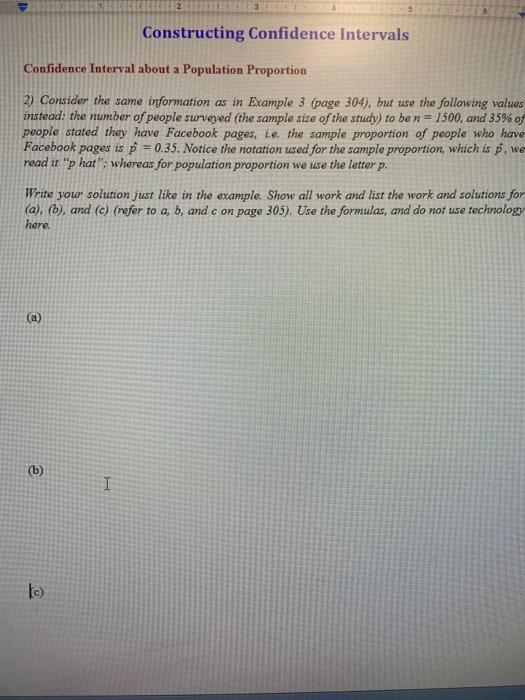 Solved 6 Constructing Confidence Intervals Confidence | Chegg.com