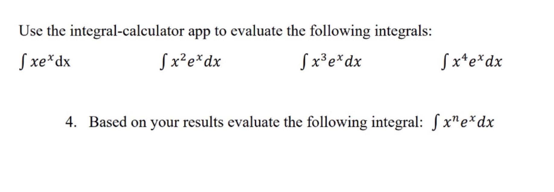 Solved Use the integral-calculator app to evaluate the | Chegg.com
