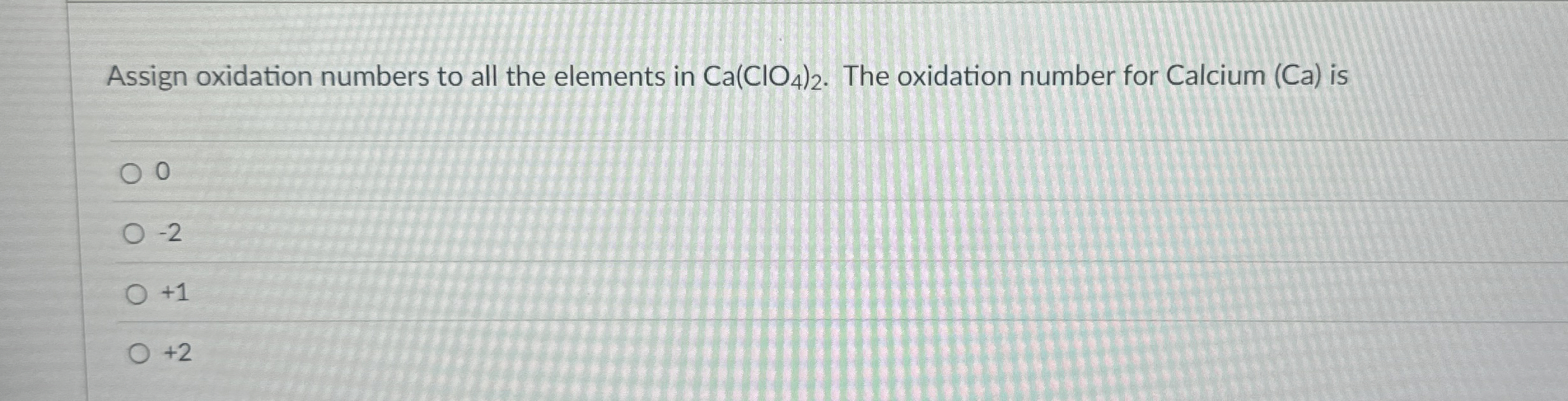 Solved Assign oxidation numbers to all the elements in | Chegg.com