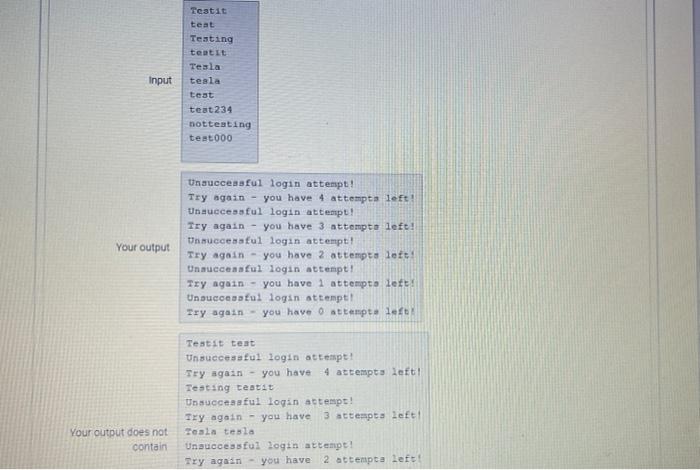 Solved Please Correct The Code Output I Have Provided The 7959