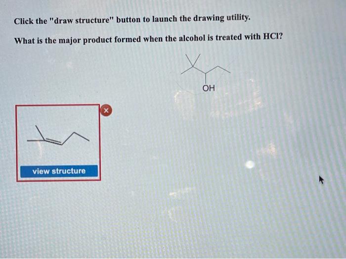 Solved Click the "draw structure" button to launch the | Chegg.com