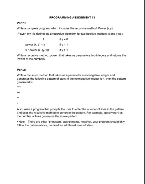Solved Part 1: Write a complete program, which includes the | Chegg.com Solved Part 1: Write a complete program, which includes the | Chegg.com