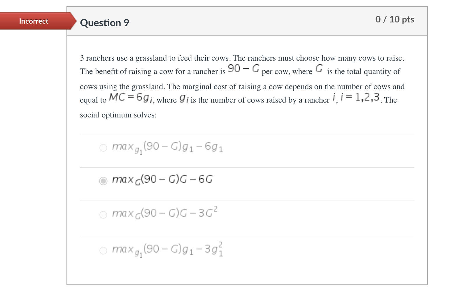 Solved Question 93 ﻿ranchers use a grassland to feed their | Chegg.com