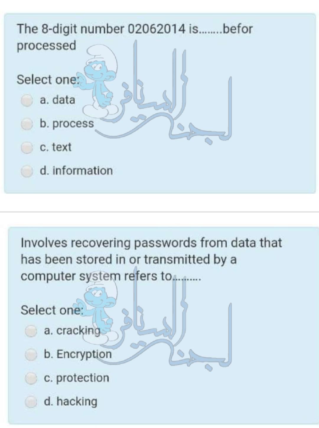 Solved Involves recovering passwords from data that has been | Chegg.com