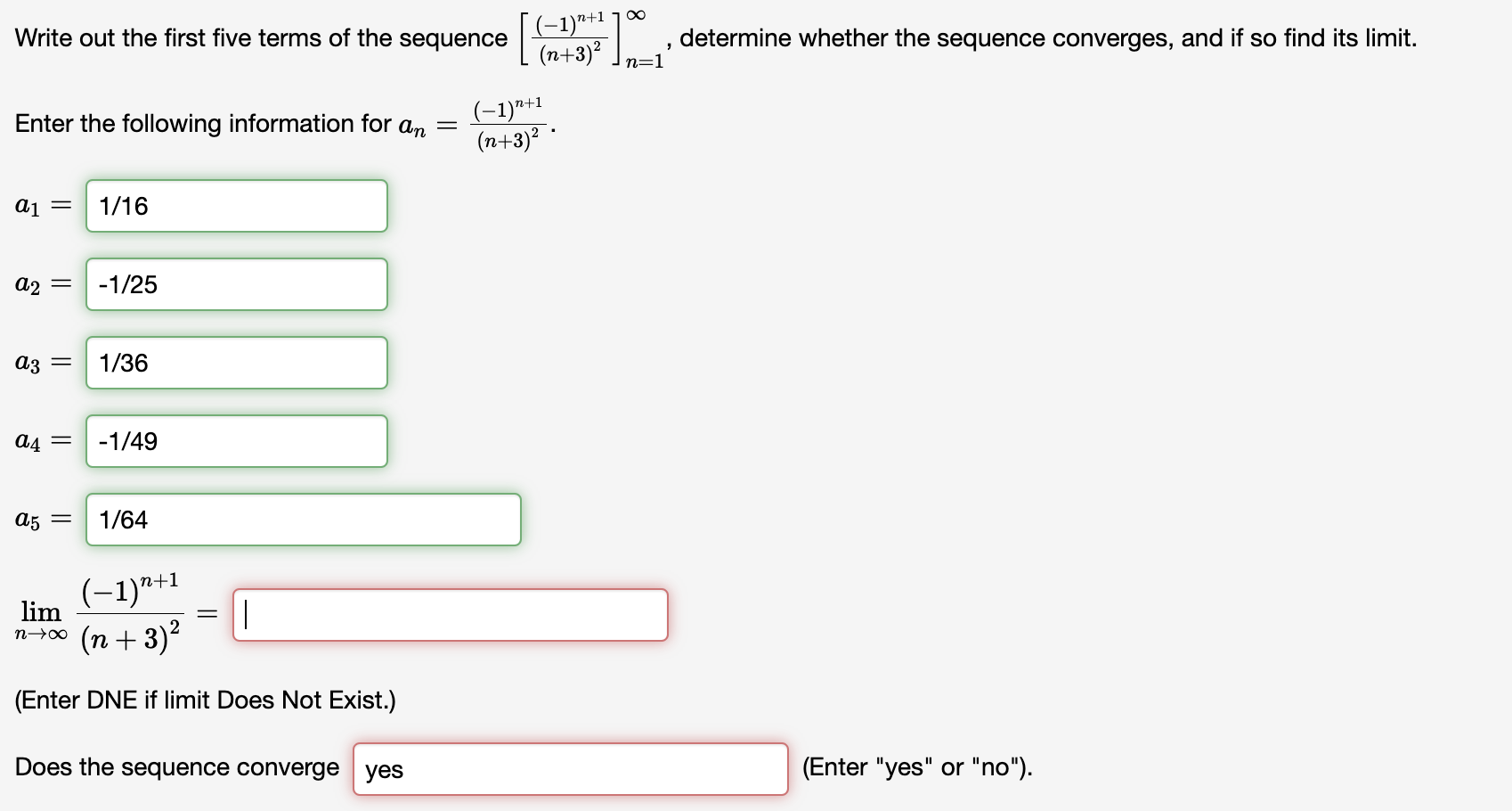 Solved Write out the first five terms of the sequence | Chegg.com