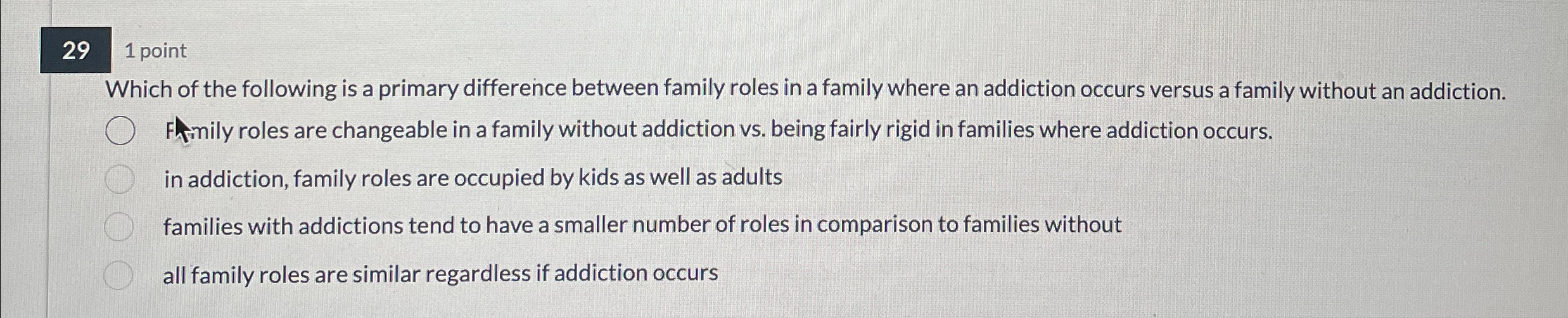 Solved 291 ﻿pointWhich of the following is a primary | Chegg.com