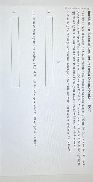 Solved Introduction to Exchange Rates and the Foreign | Chegg.com