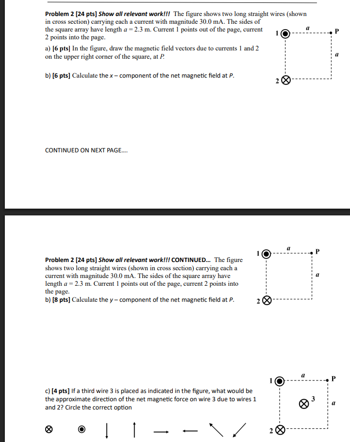 Solved Problem 2 [ \( \mathbf{2 4} \) ﻿pts] ﻿Show all | Chegg.com