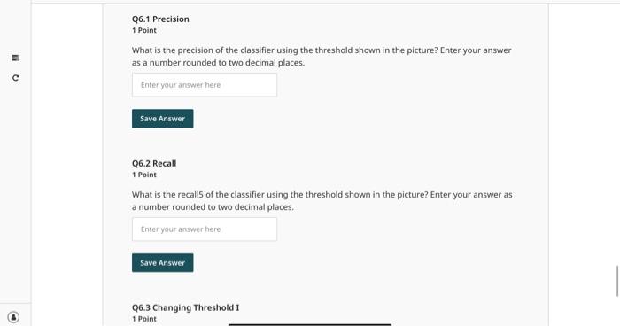 Solved Q6 Precision/Recall 4 Points One common way to | Chegg.com