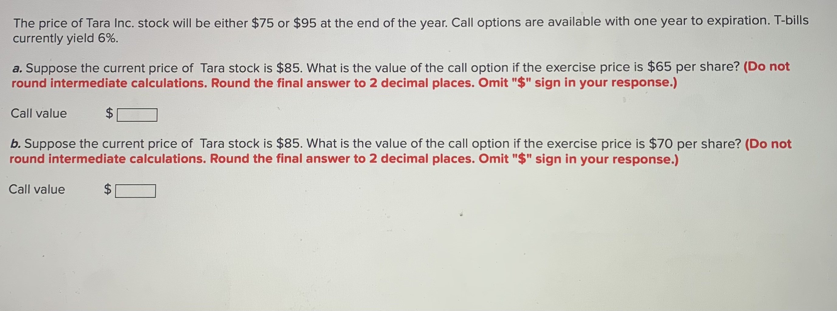 Solved Please help. The answers i got were wrong. The price | Chegg.com