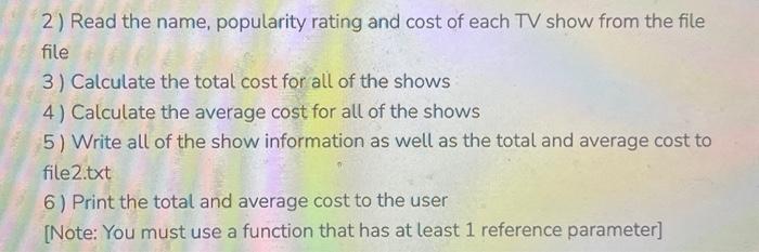 Solved 1) create file.txt with the following information | Chegg.com