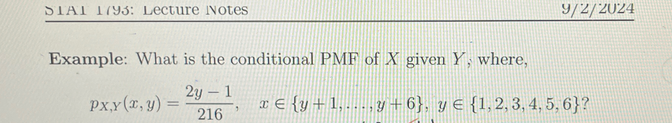 Solved D1AI 1/Y3: Lecture Notesy/2/2U24Example: What is the | Chegg.com
