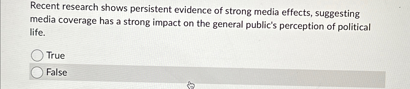 Solved Recent research shows persistent evidence of strong | Chegg.com