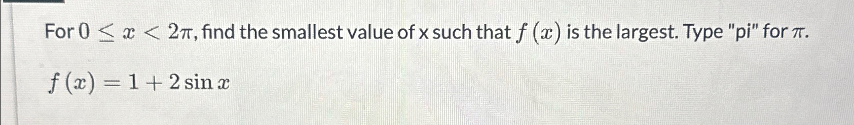 Solved For 0≤x