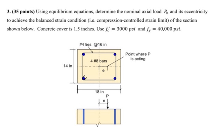 Solved 3. (35 points) Using equilibrium equations, determine | Chegg.com