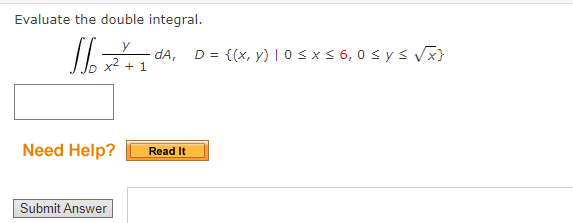 Solved Evaluate the double | Chegg.com