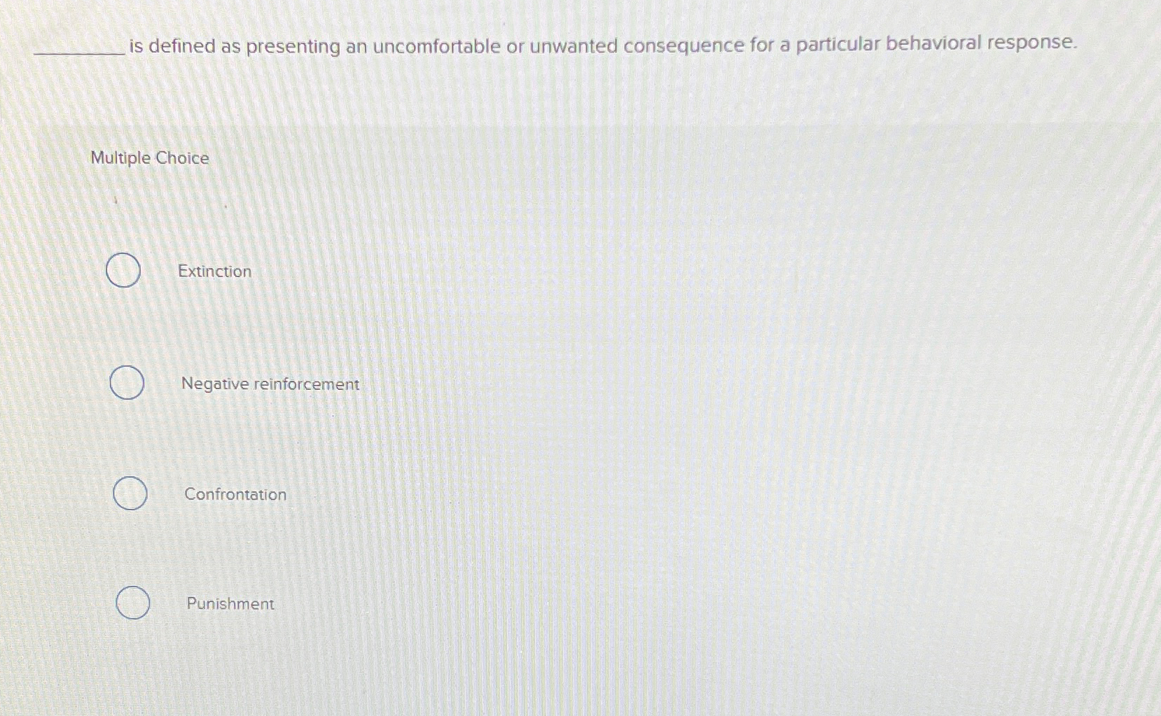 Solved is defined as presenting an uncomfortable or unwanted | Chegg.com